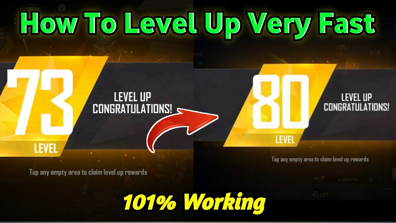 How To Level Up Very Fast, 101% Working Trick, Fast Level Up Trick ...