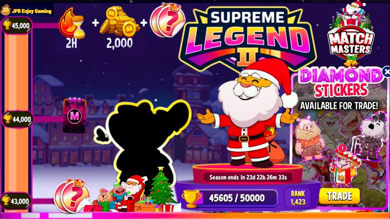 45,000 Cup, TRADE Diamond stickers today, Free Gold Stickers tournament ...
