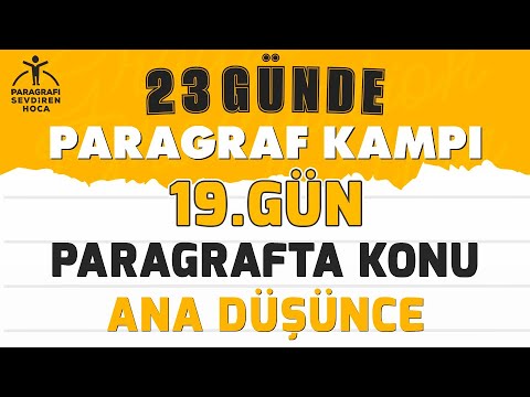 PARAGRAF KAMPI | PARAGRAFIN RİTMİ | 19.GÜN | PARAGRAFI SEVDİREN HOCA ...