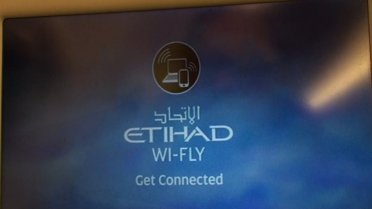 Etihad Airways WI-FLY Inflight Entertainment Get Connected Wi-Fi - YouTube