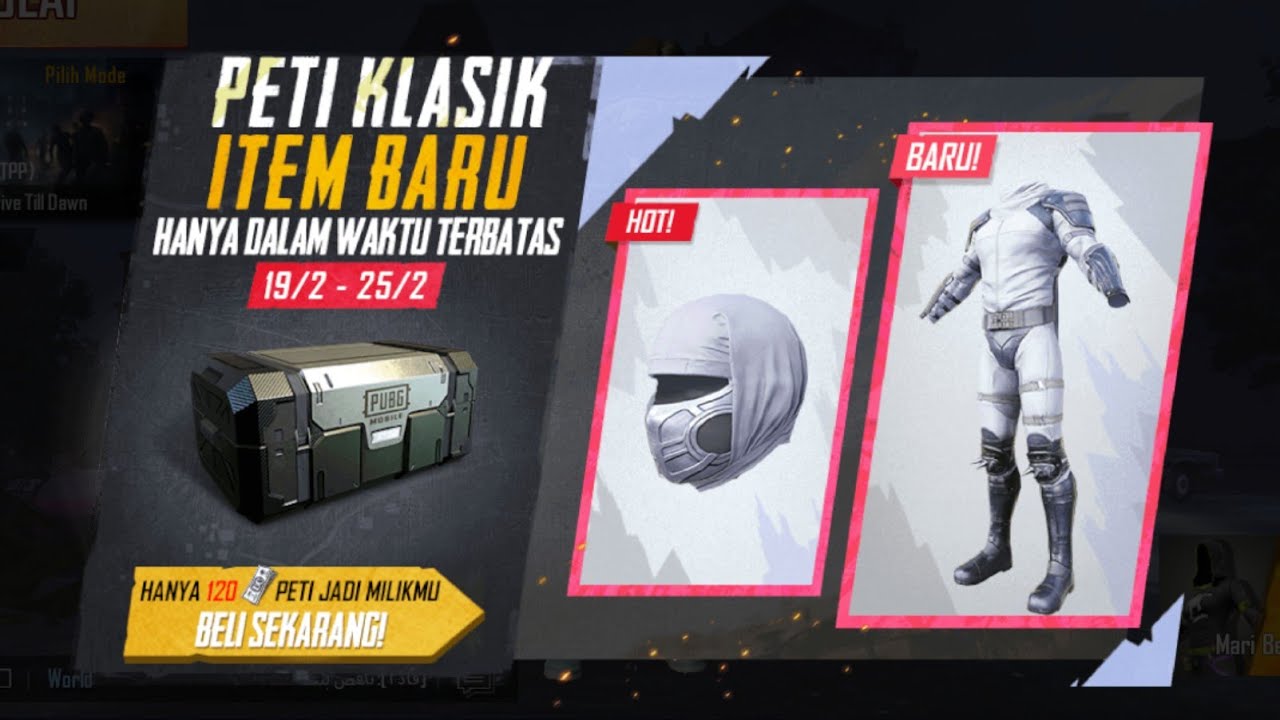 PUBG MOBILE NEW CLASSIC CRATE [ SILENT RAIDER SET ] - YouTube