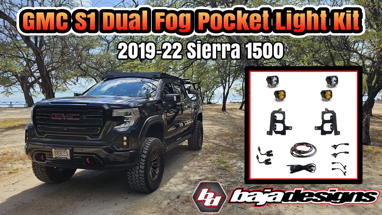 Baja Designs fog light kit installed - YouTube