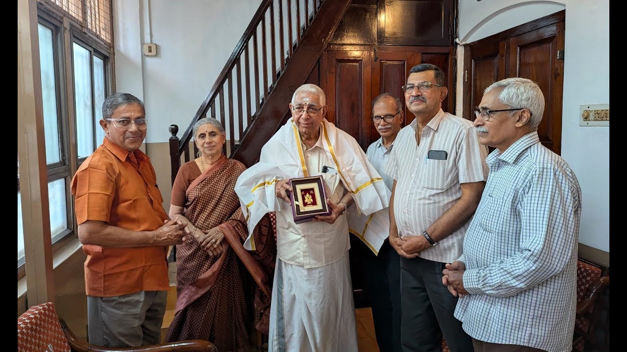 Respects to Devanarayanan sir celebrating 'Sathabhishekam'. - YouTube