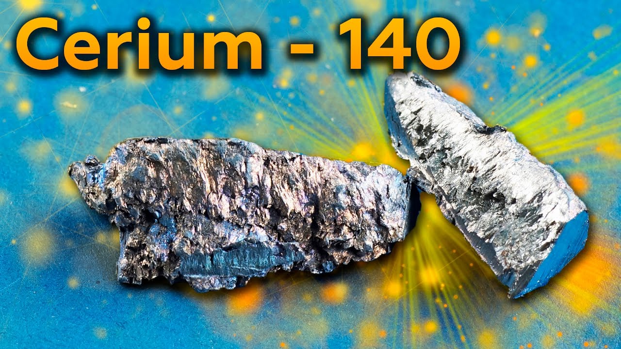 Cerium - A Metal, which forms BRIGHT SPARKS! - YouTube