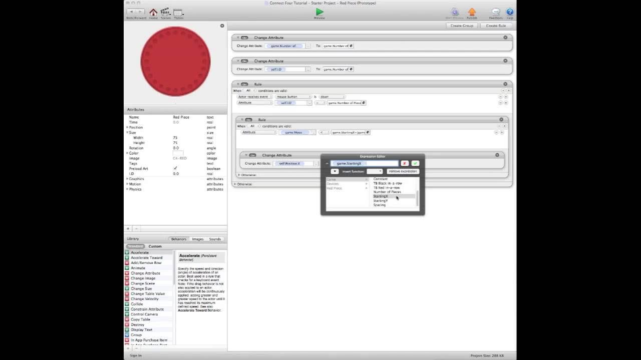 How to Make a Connect-Four App using GameSalad - Tutorial Part 1 - YouTube