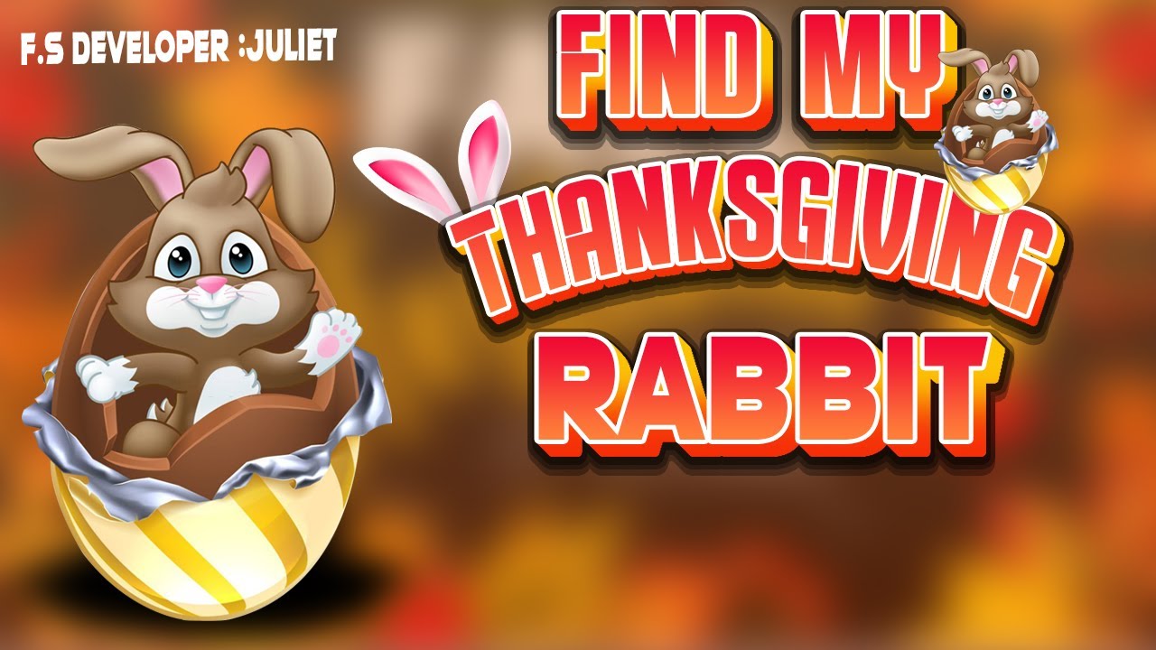G4K Find My Thanksgiving Rabbit Game Walkthrough - YouTube