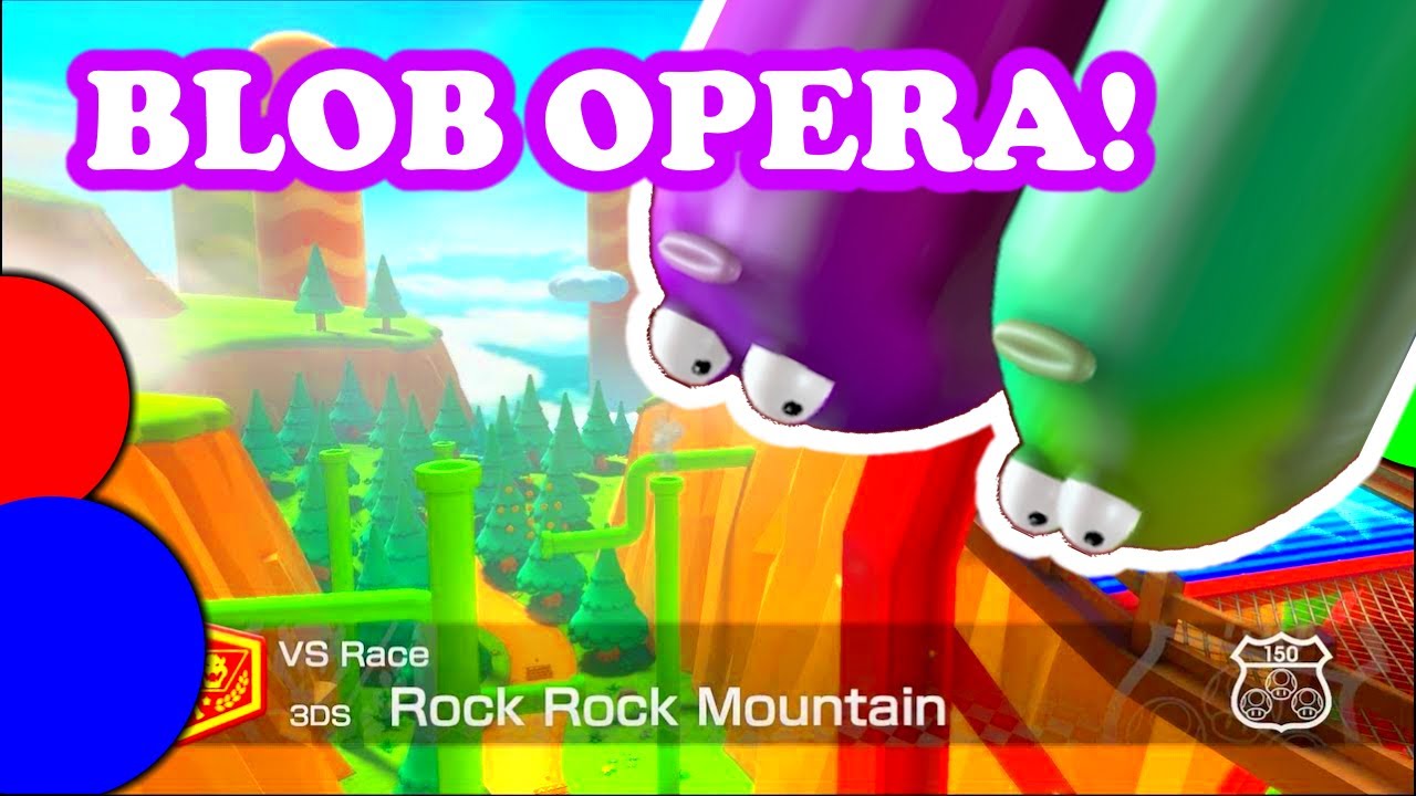 BLOB BLOB MOUNTAIN! - Blob Opera sings ROCK ROCK MOUNTAIN from Mario ...