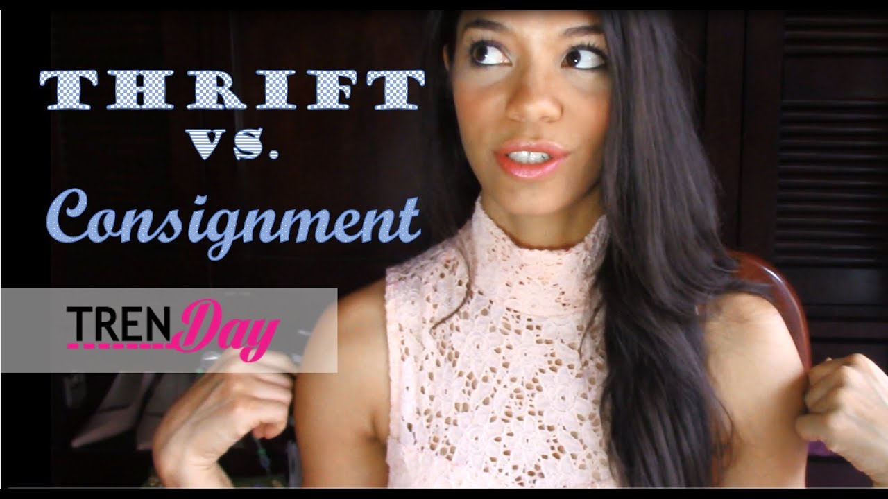 The difference between THRIFT & CONSIGNMENT - EXPLAINED - YouTube