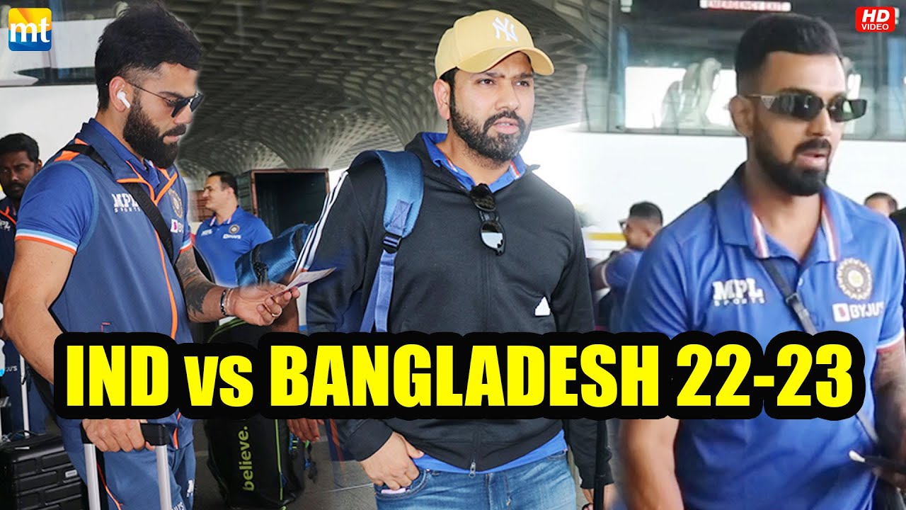 Team India Virat Kohli, Rohit Sharma, KL Rahul, Mohd Siraj leave for ...