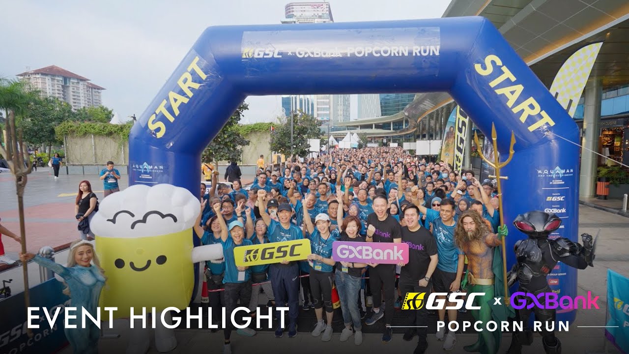 GSC X GXBank Popcorn Run 2023 | Event Highlight | Aquaman-Themed ...