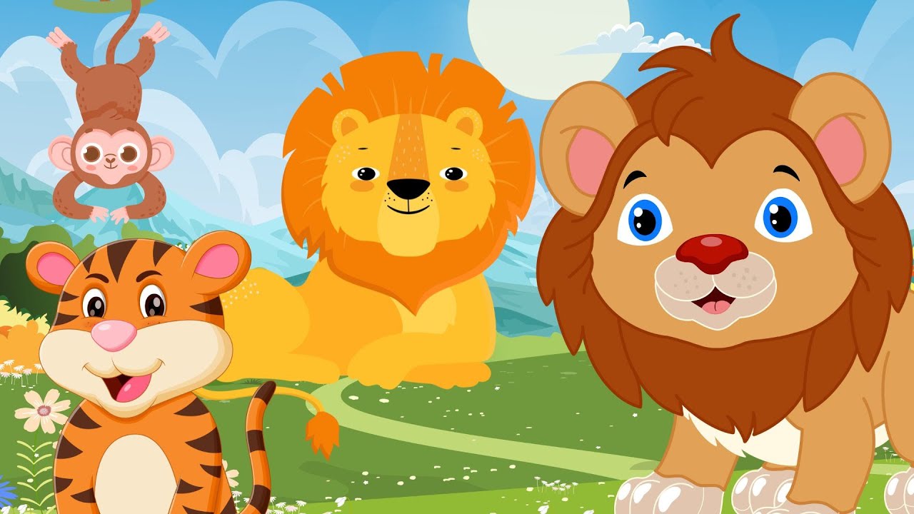 Safari Animal Sounds Song |B1226 | Little Bunny Learns | Nursery Rhymes ...