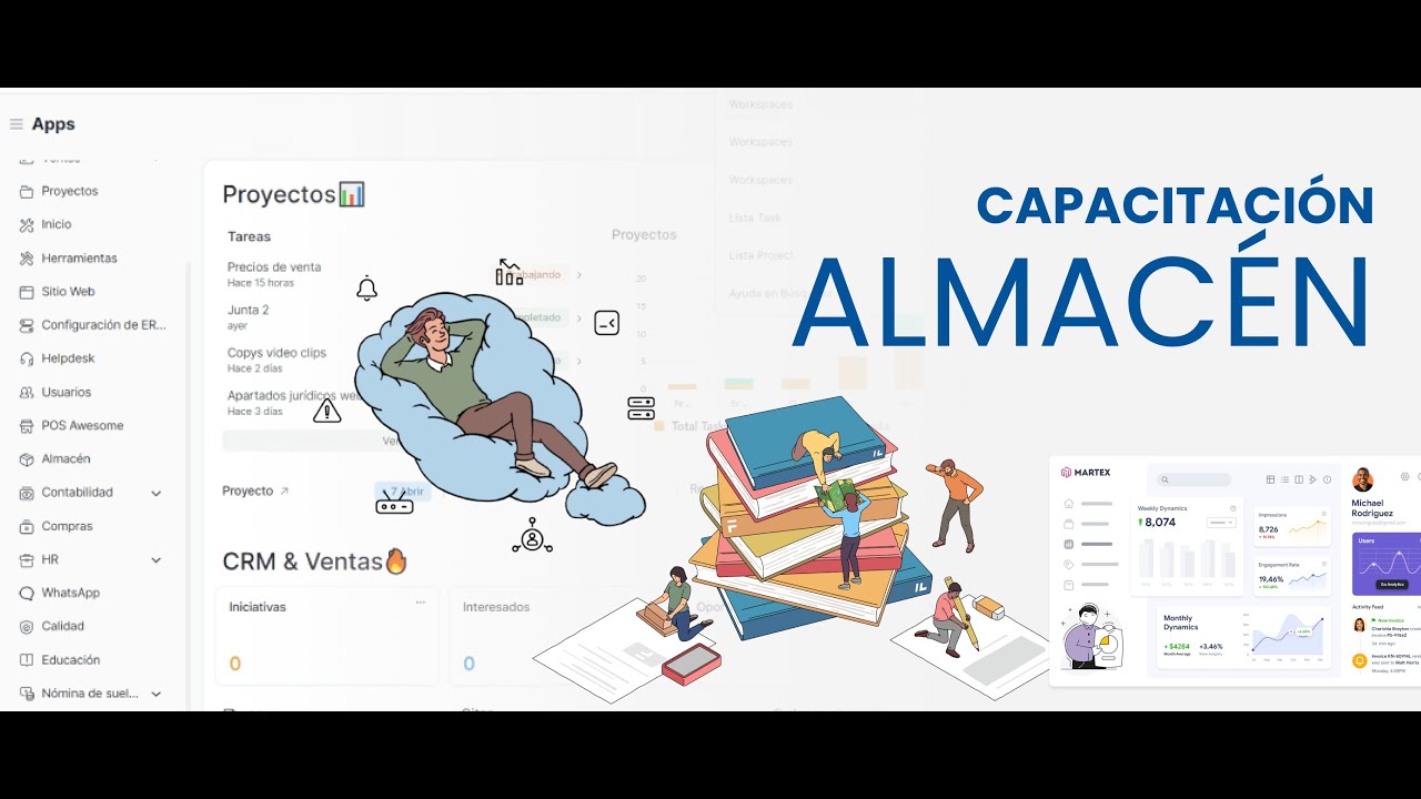 [ERPNEXT] Capacitación: ALMACÉN 2 MASTER STOCK - YouTube