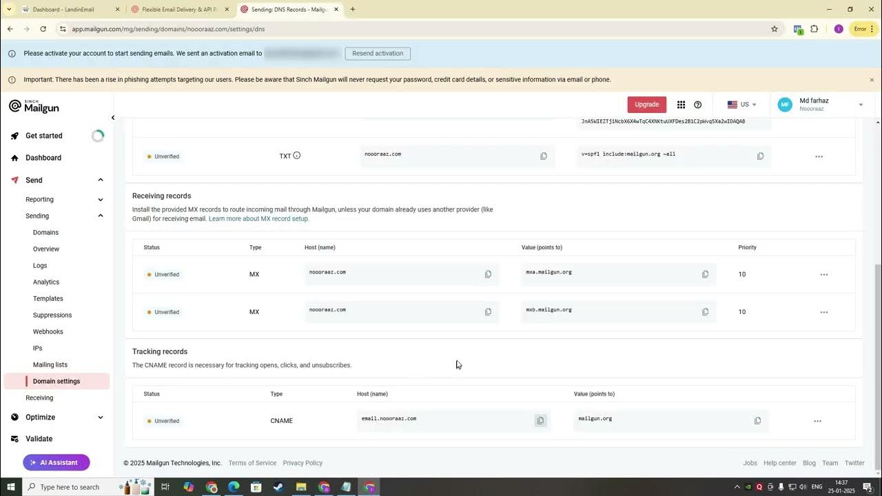 How to Create & Integrate Mailgun SMTP Api in LandinEmail | Tutorial 4 - YouTube