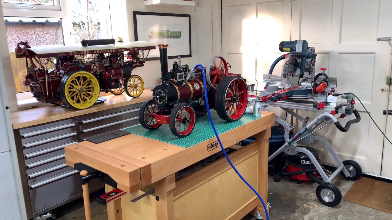 2" Allchin Traction Engine Running On Air Purchased from Silvercrest ...