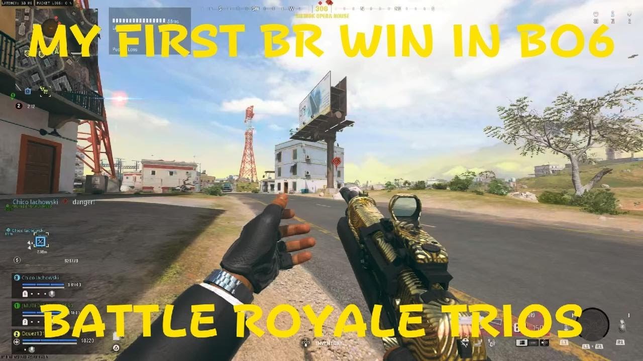 MY FIRST BR WIN IN BLACK OPS 6 (BO6 Warzone) Battle Royale Trios ...