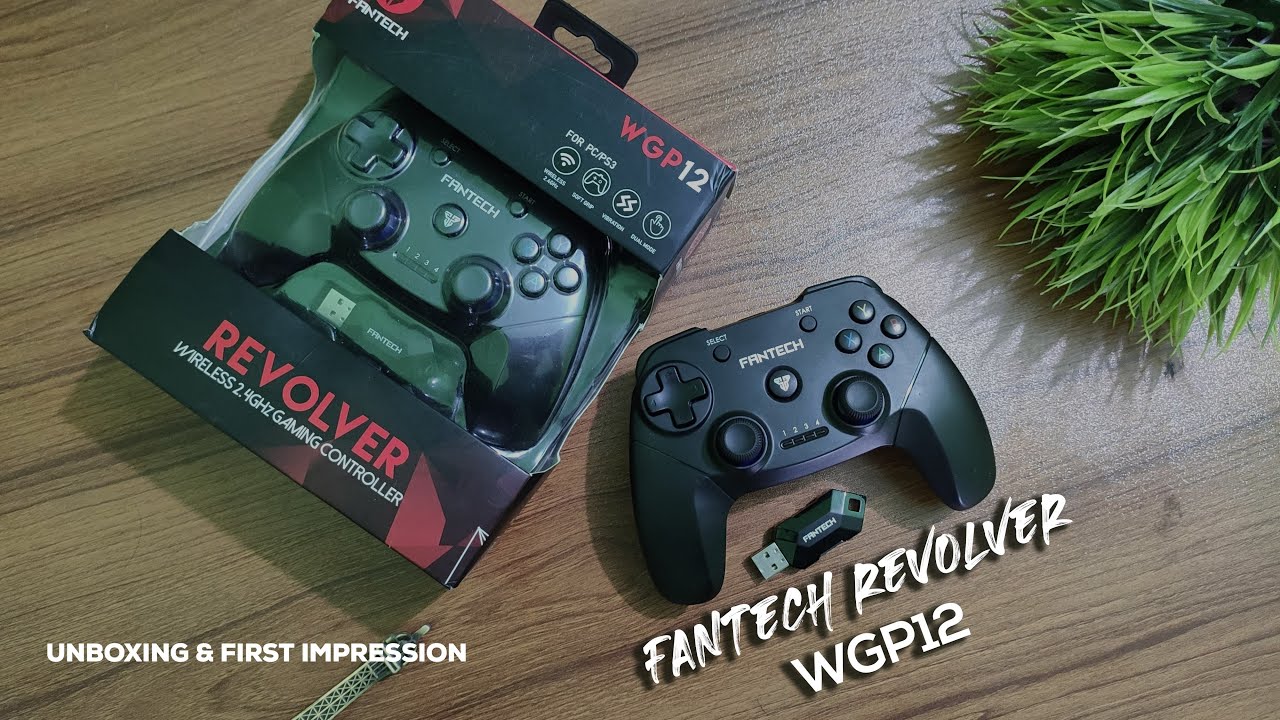 Fantech WGP12 Revolver Wireless Controller Unboxing & First Impression ...