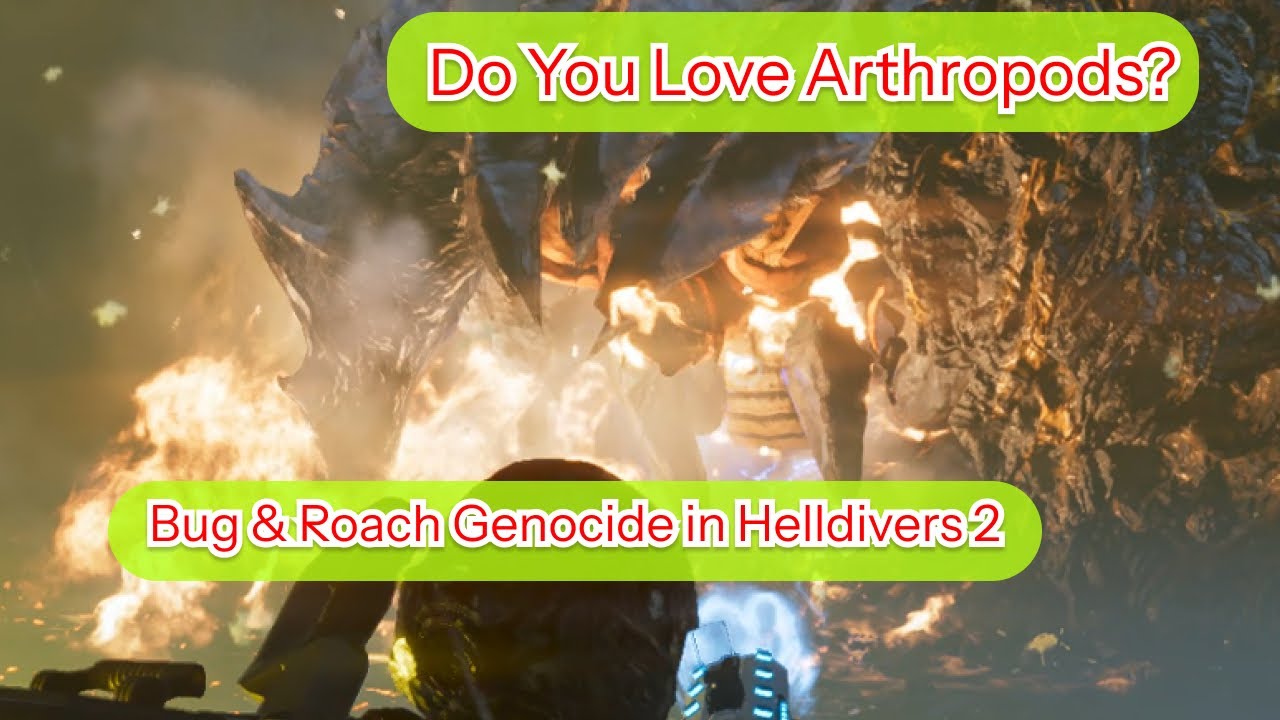 Bug & Roach Genocide in Helldivers 2 / Do You Love Arthropods? - YouTube