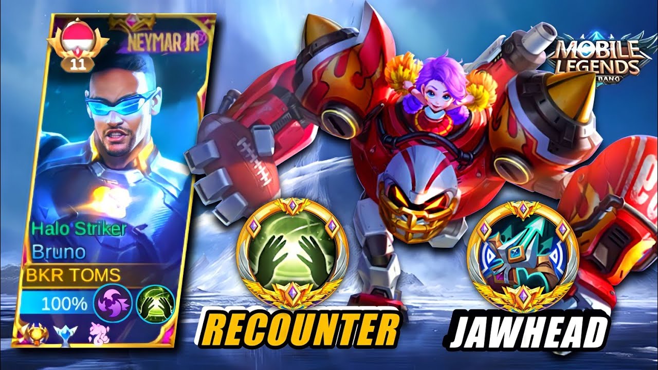 BRUNO PURIFY GAMING RECOUNTER JAWHEAD, SABER ! BUILD BRUNO TERSAKIT ...
