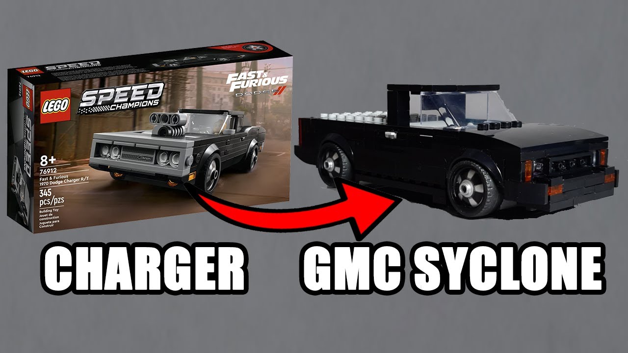 76912 GMC Syclone - Lego Speed Champions Alternative MOC Tutorial - YouTube