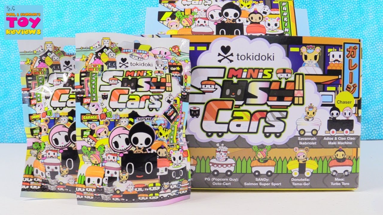 Tokidoki Sushi Cars Minis Blind Bag Figure Series Unboxing Review ...