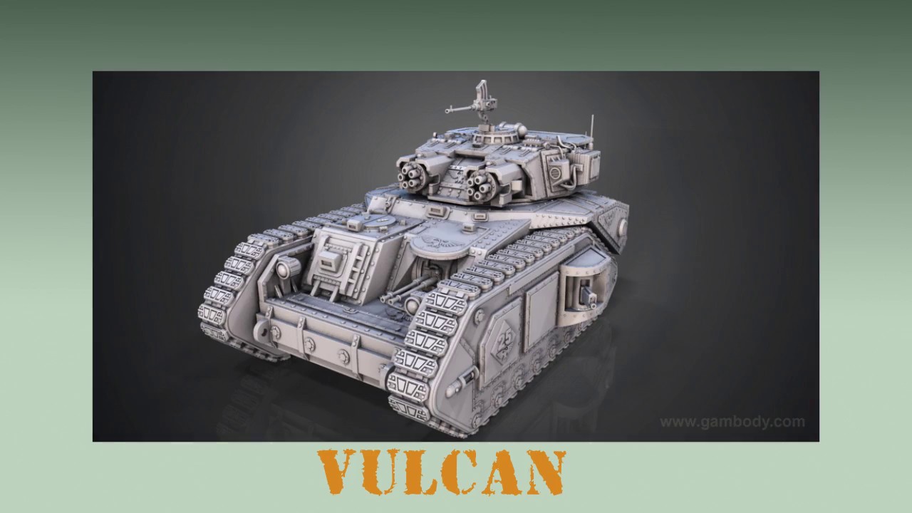 Vulcan Tank 3D Printing Model - YouTube