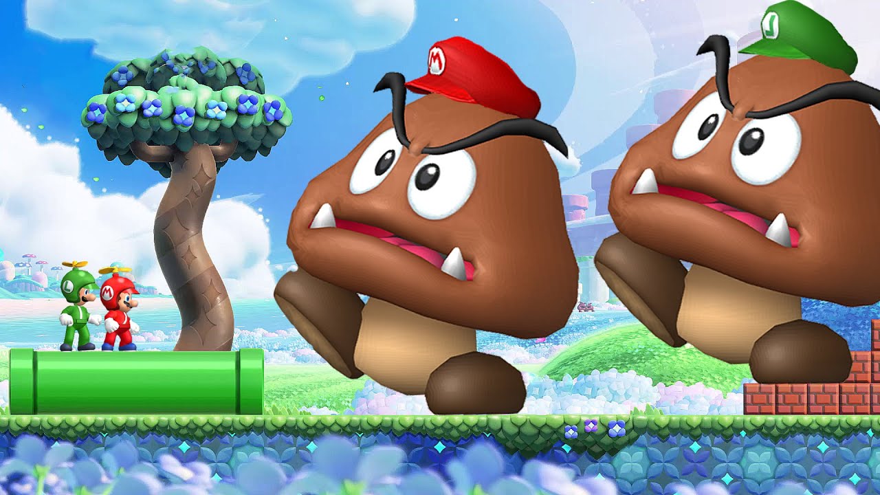 Cannon Super Mario Bros. Wii - Full Game Walkthrough (HD) - YouTube