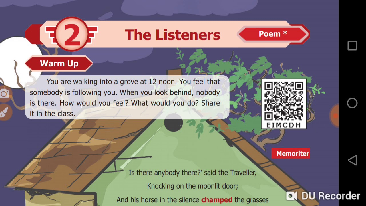 The listeners poem. General English. 7th term 1 new book. - YouTube