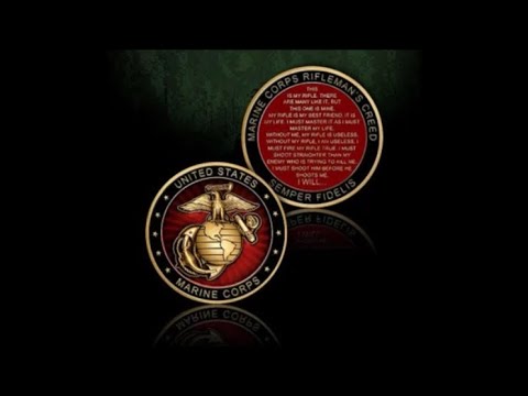 United States Marine Corps Rifleman's Creed - YouTube