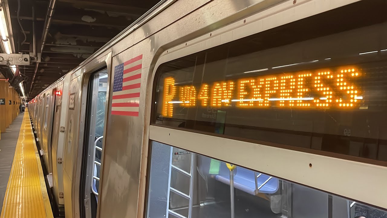 NYCT MTA Subway: R160 R Express Train Ride Between Atlantic Ave ...