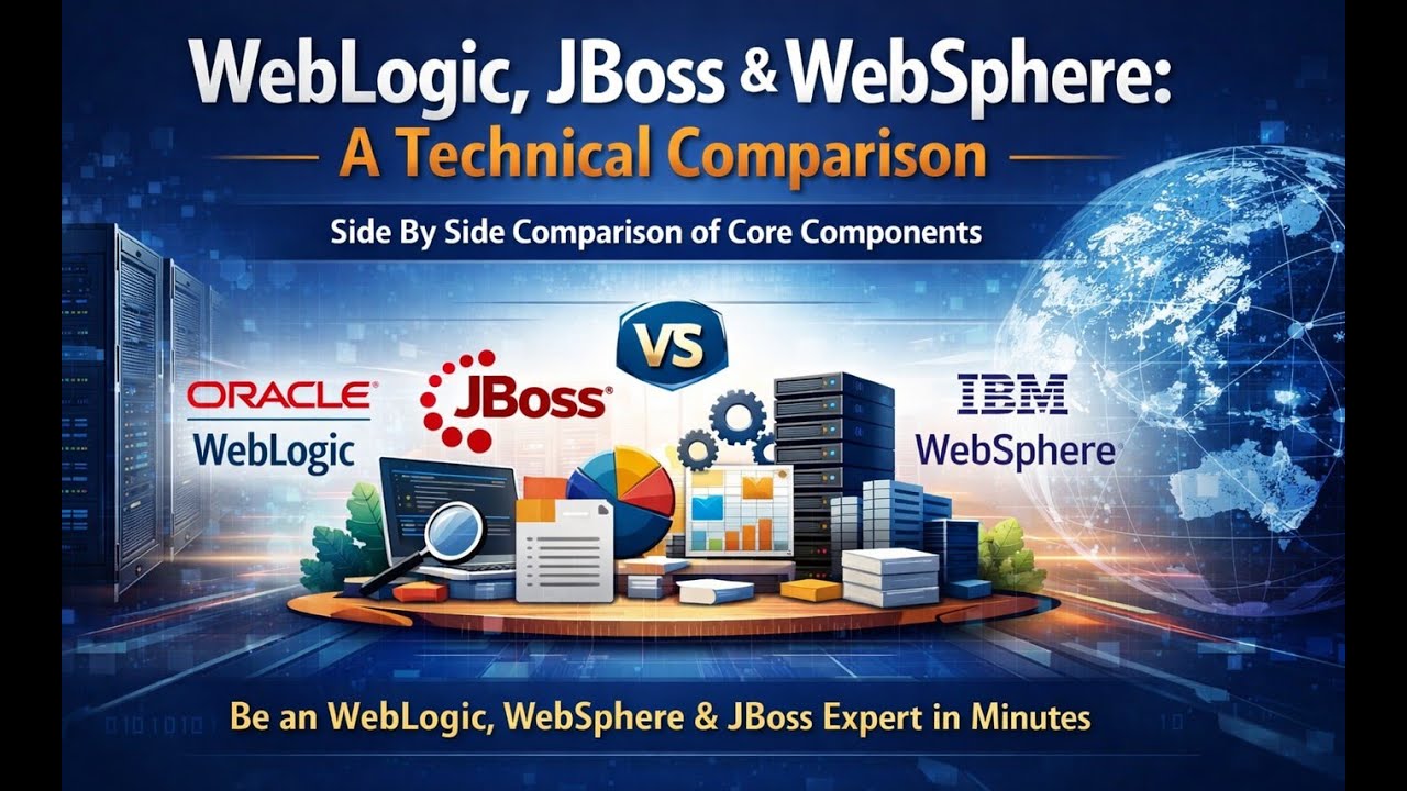 Be An WebLogic, WebSphere & Jboss Expert! Core Components ...