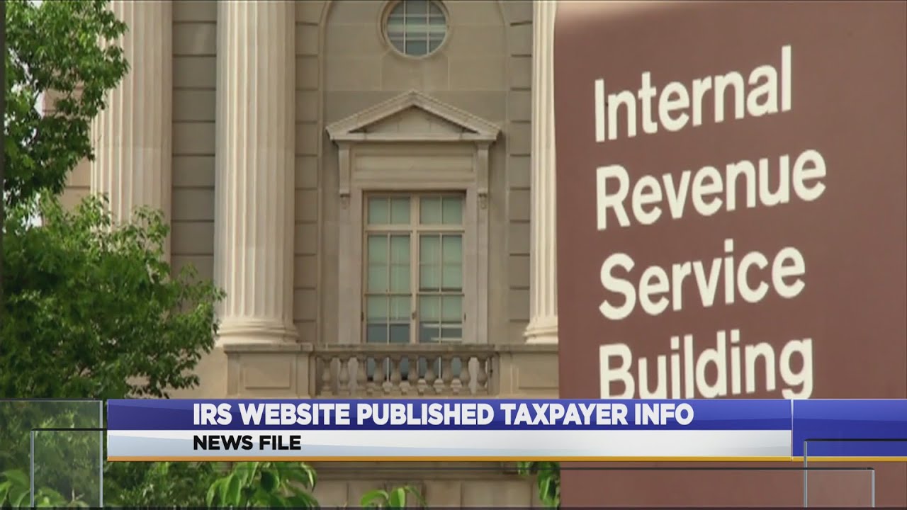 IRS Website Published Taxpayer Info - YouTube
