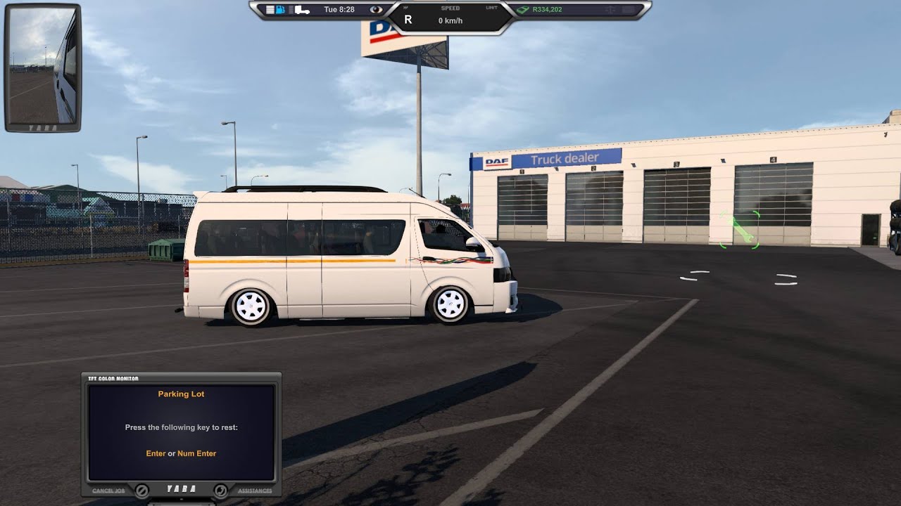 Euro Truck Simulator 2 l Toyota Hiace Mod - YouTube