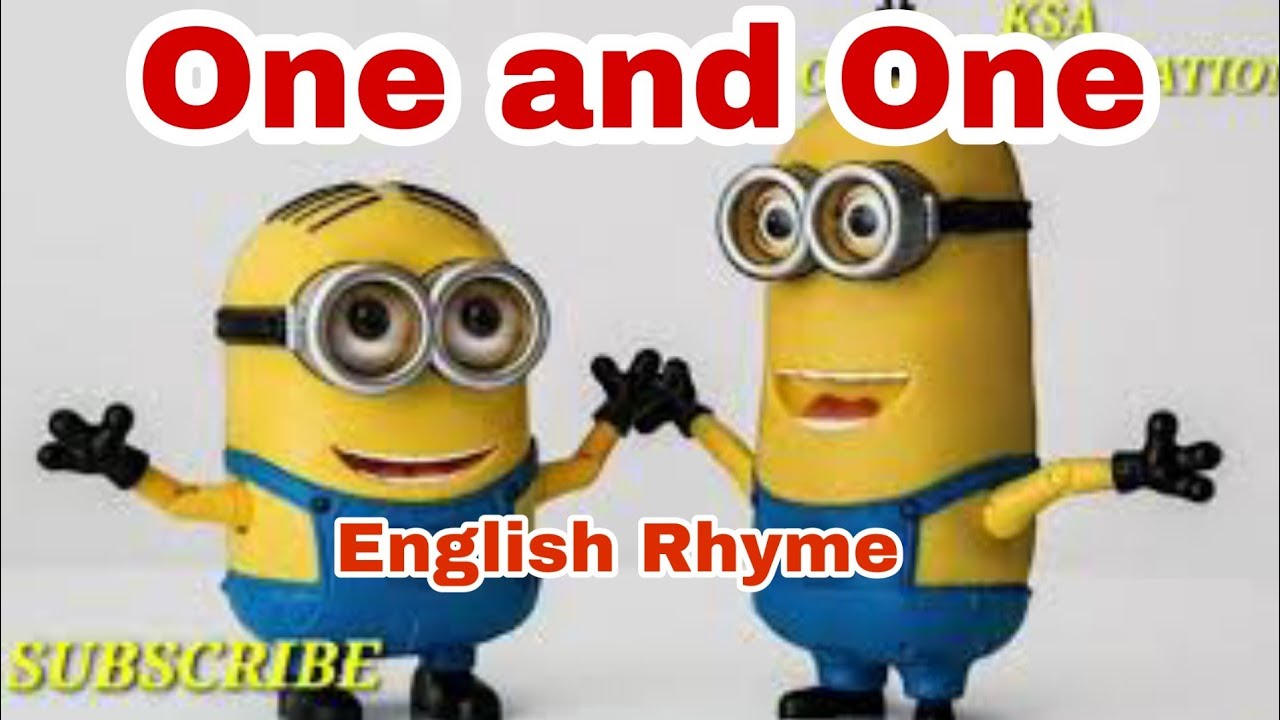 One and one here I am || english rhyme || UKG Class || KSA Online ...