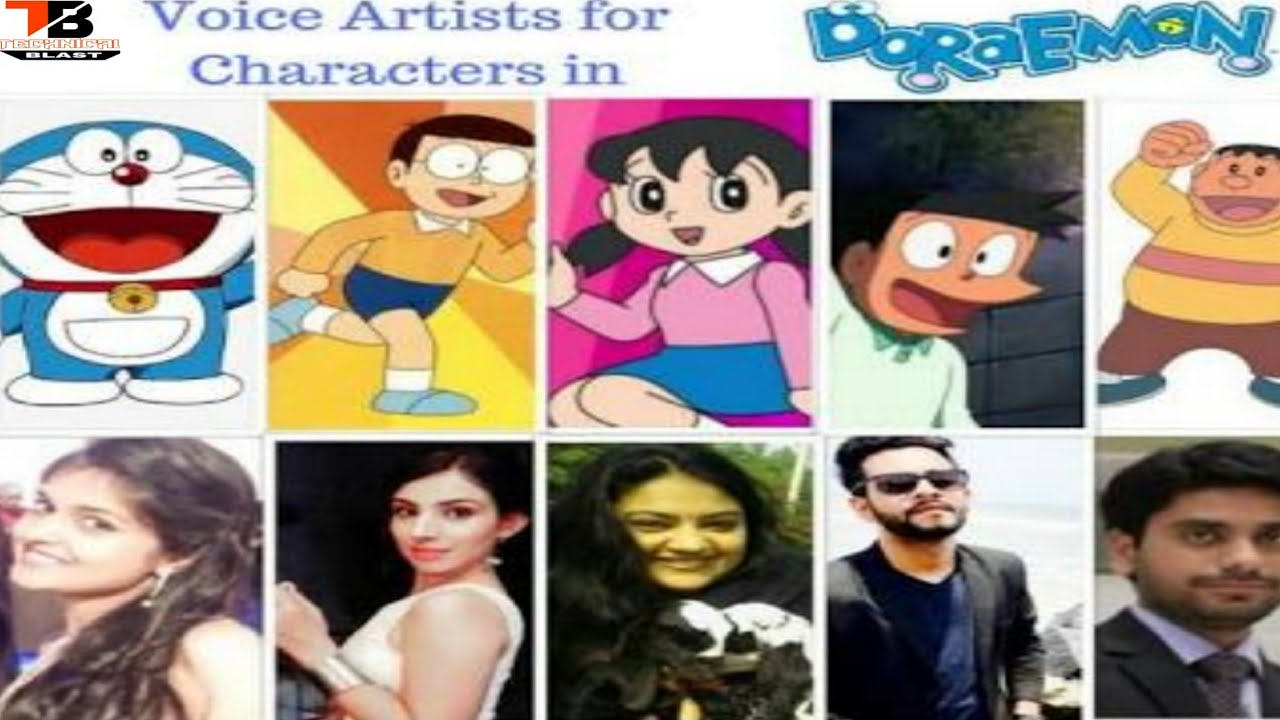 Live Dubbing Of All Doraemon Character || Who Give Voice For Doraemon ...