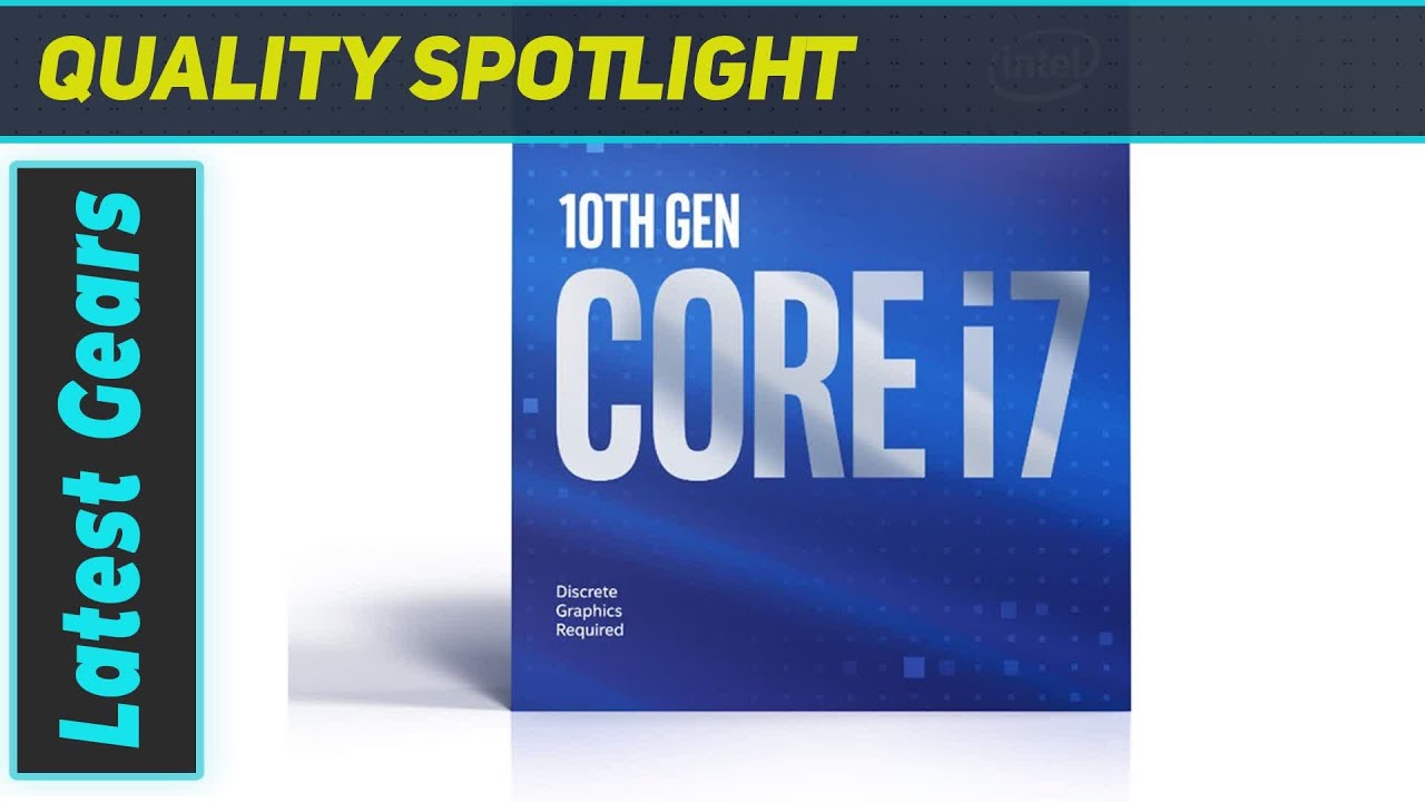 Intel Core i7-10700F: The Ultimate Desktop Processor for High ...