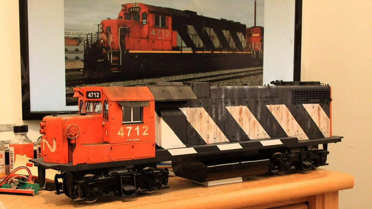 G Scale GP38-2 Part 2 - YouTube