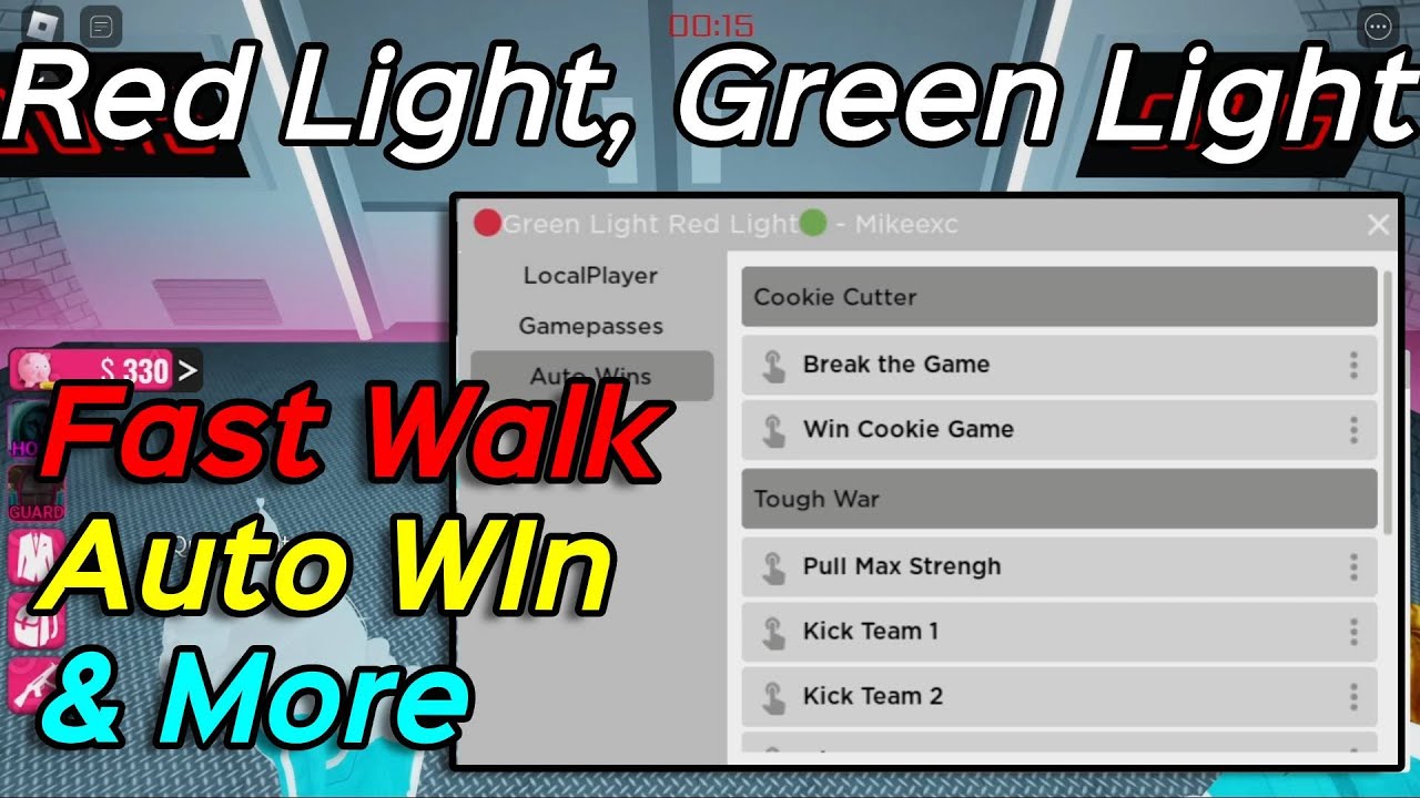 [Roblox] Red Light, Green Light: Fast Walk, Auto WIn & More - YouTube