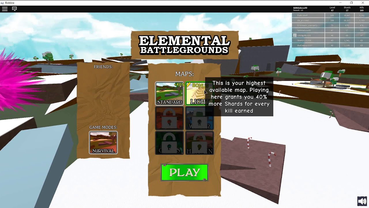 Elemental battle grounds!! - YouTube