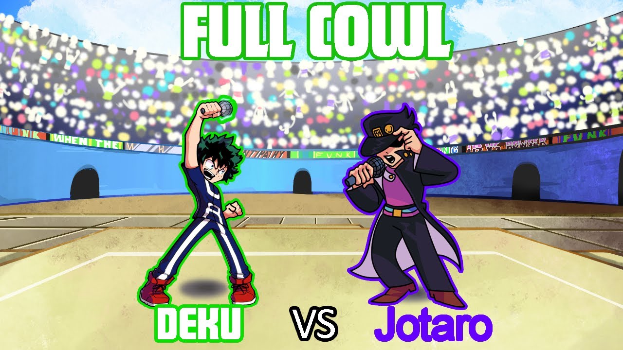 FNF - Full Cowl Deku vs Jotaro - YouTube
