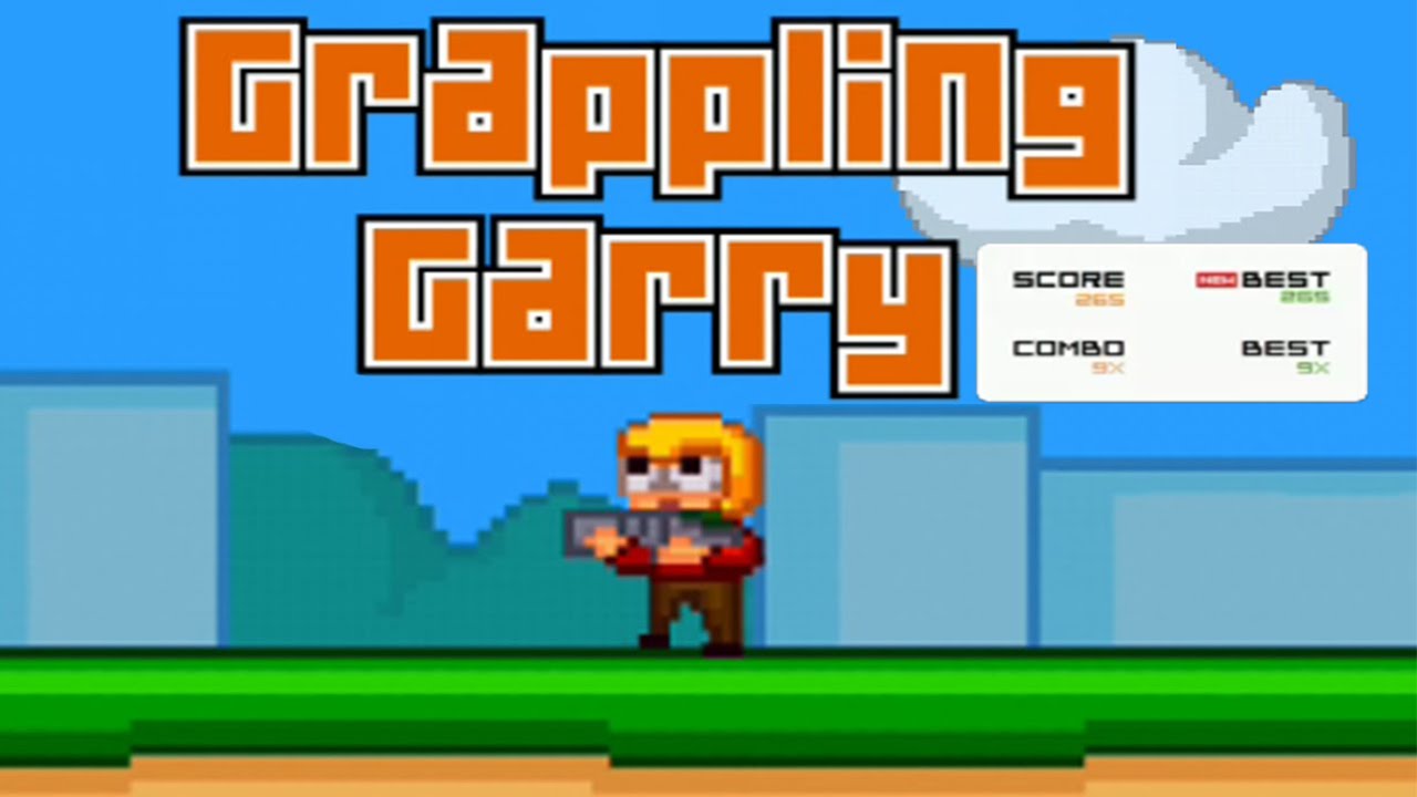 Grappling Garry GAMEPLAY!! | Epic New Game Highscore! - YouTube