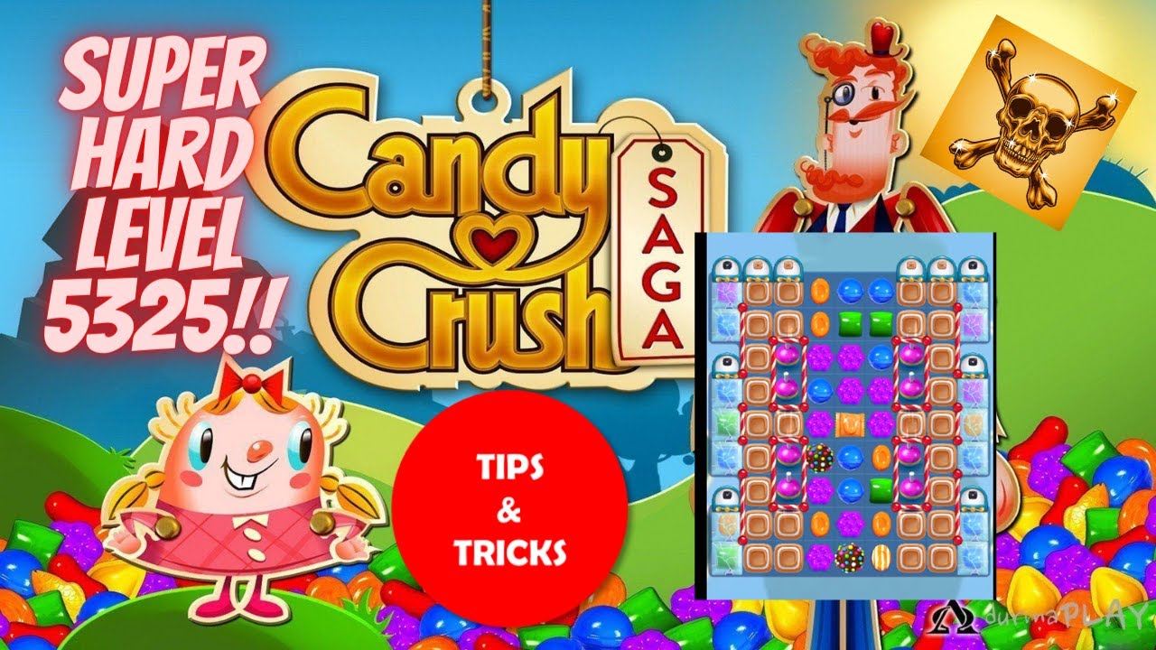 How to Win Candy Crush Saga Level 5325 - No Boosters - YouTube
