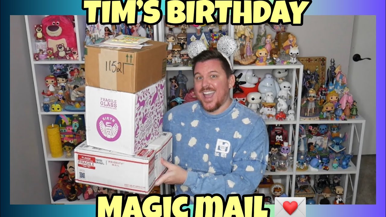 Tim's Birthday Magic Mail! - YouTube