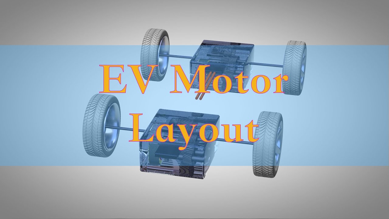 EV drive motor layout - YouTube