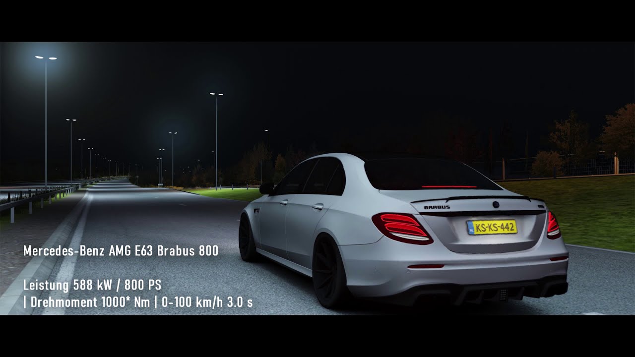 Mercedes-AMG E 63 S 4MATIC Assetto Corsa | Acceleration, Revs - YouTube