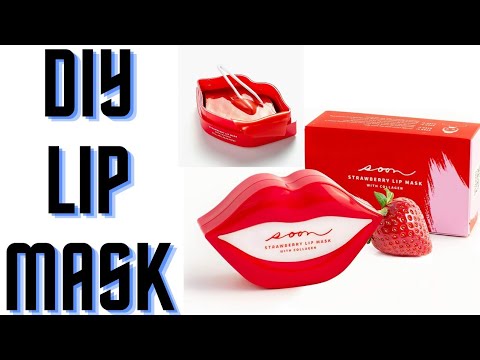 How to make lipmask at home|Diy lip mask|Lip patch - YouTube