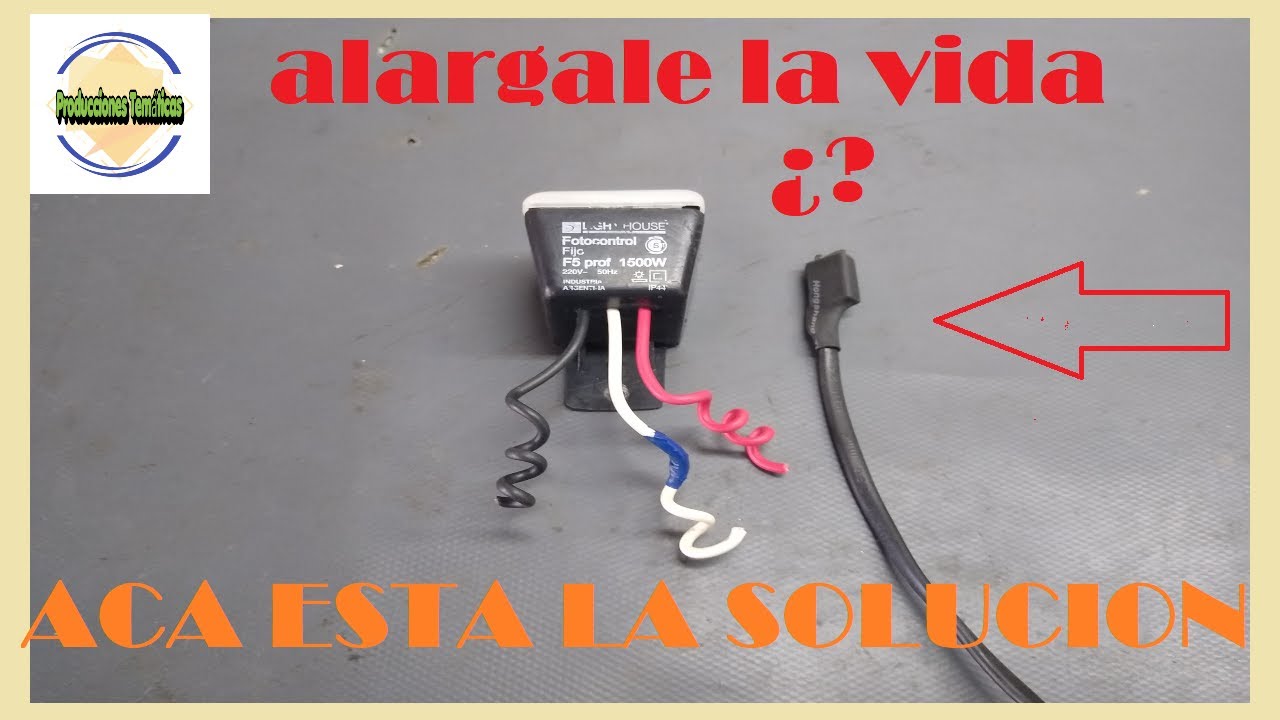 FOTOCELULA, FALLA Y SOLUCION ¡¡SIMPLE!!--PHOTOCELL, FAULT AND SIMPLE ...