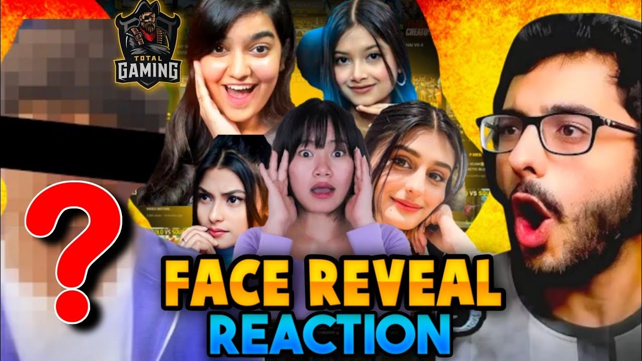 Girls & YouTuber Reaction on Ajju Bhai Face Reveal | Total Gaming Face ...