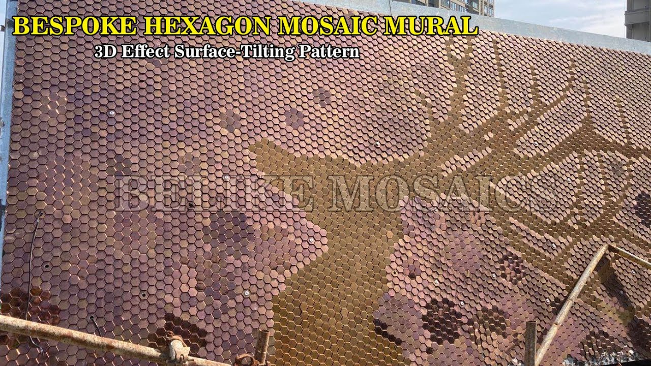 Revolutionalize Your Stunning Facades with 3D Hexagon Mosaic Mural in ...
