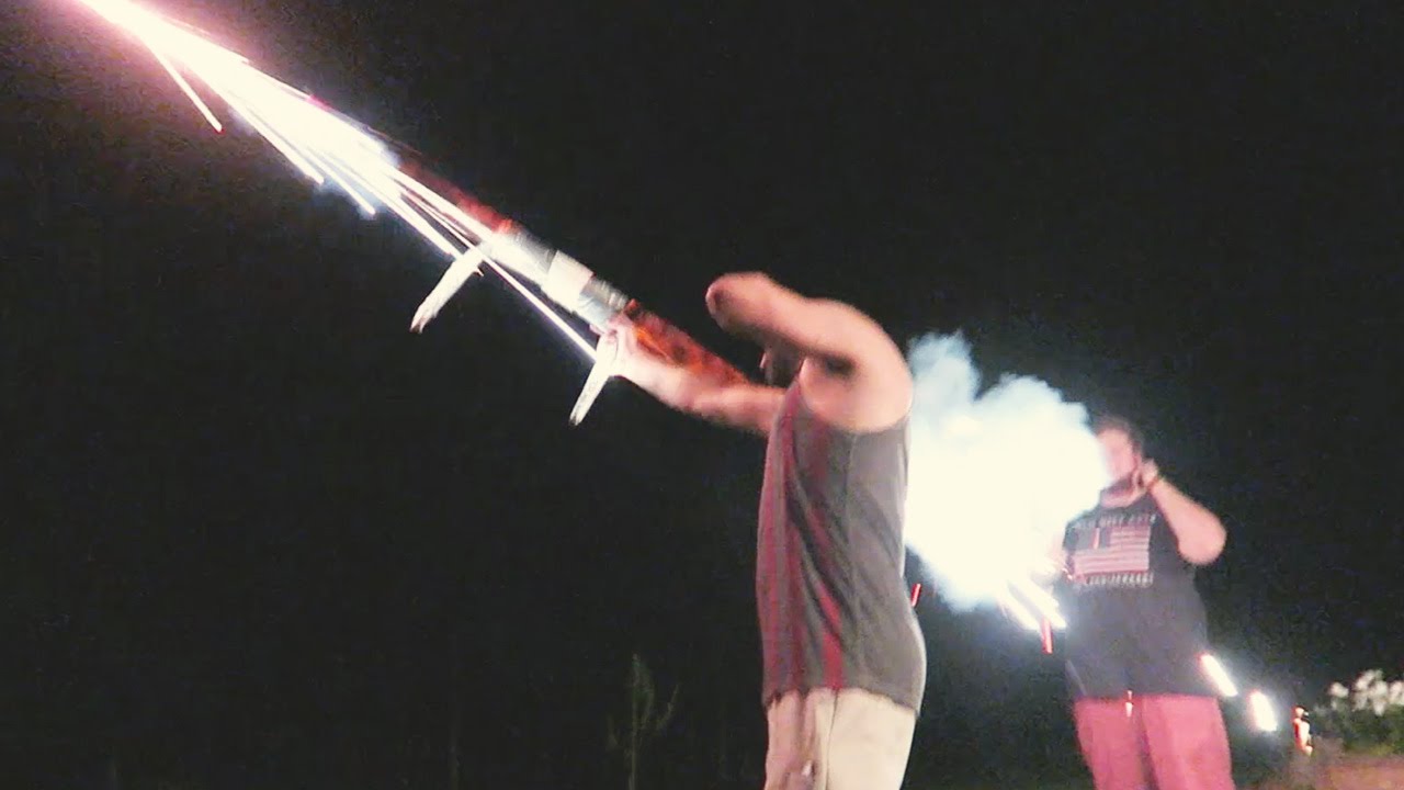 Fireworks Bazooka Cannon Fail - YouTube