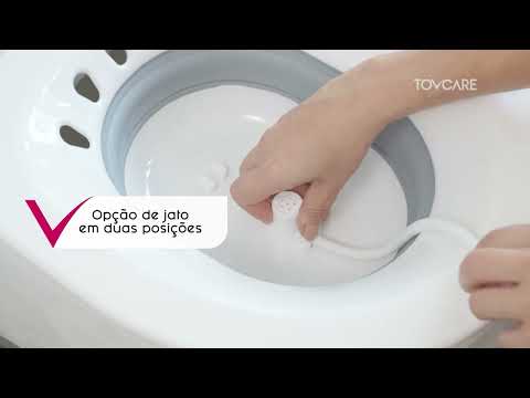 BACIA PARA BANHO DE ASSENTO RETRÁTIL TOVCARE